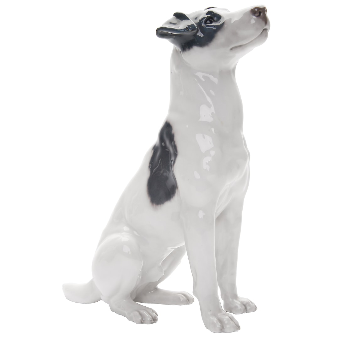 Porcelain Figure "jack Russell Terrier Sitting", Royal Copenhagen ...
