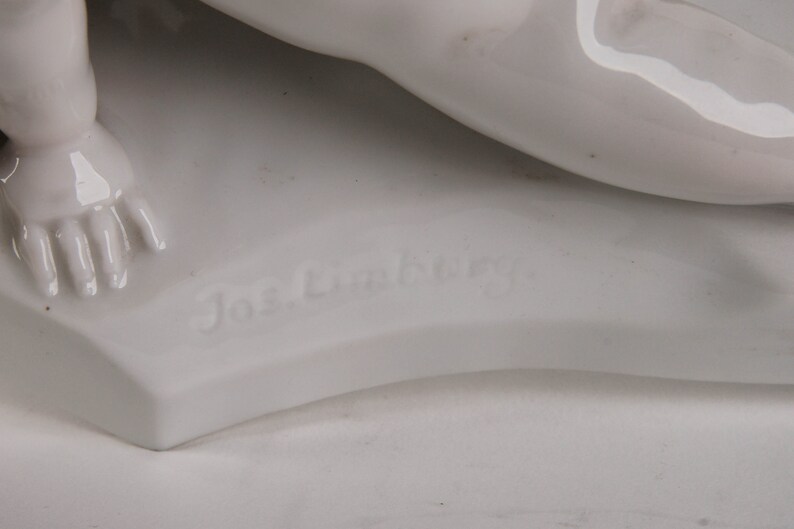Porcelain Figure young Love, Rosenthal, Sculptor: Josef Limburg ...
