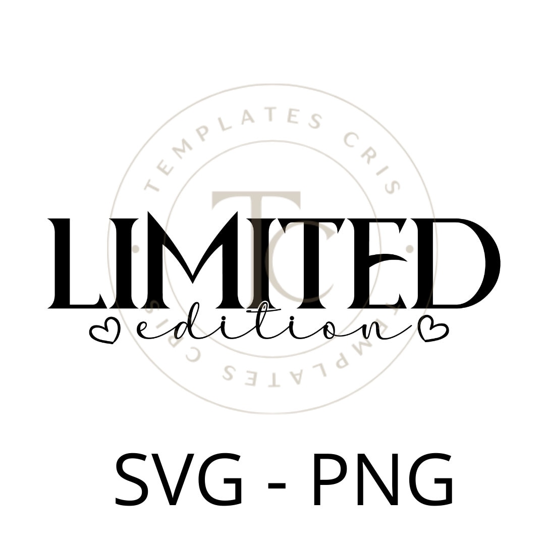 Limited Edition SVG PNG, Be Yourself Svg, Motivational Svg - Etsy