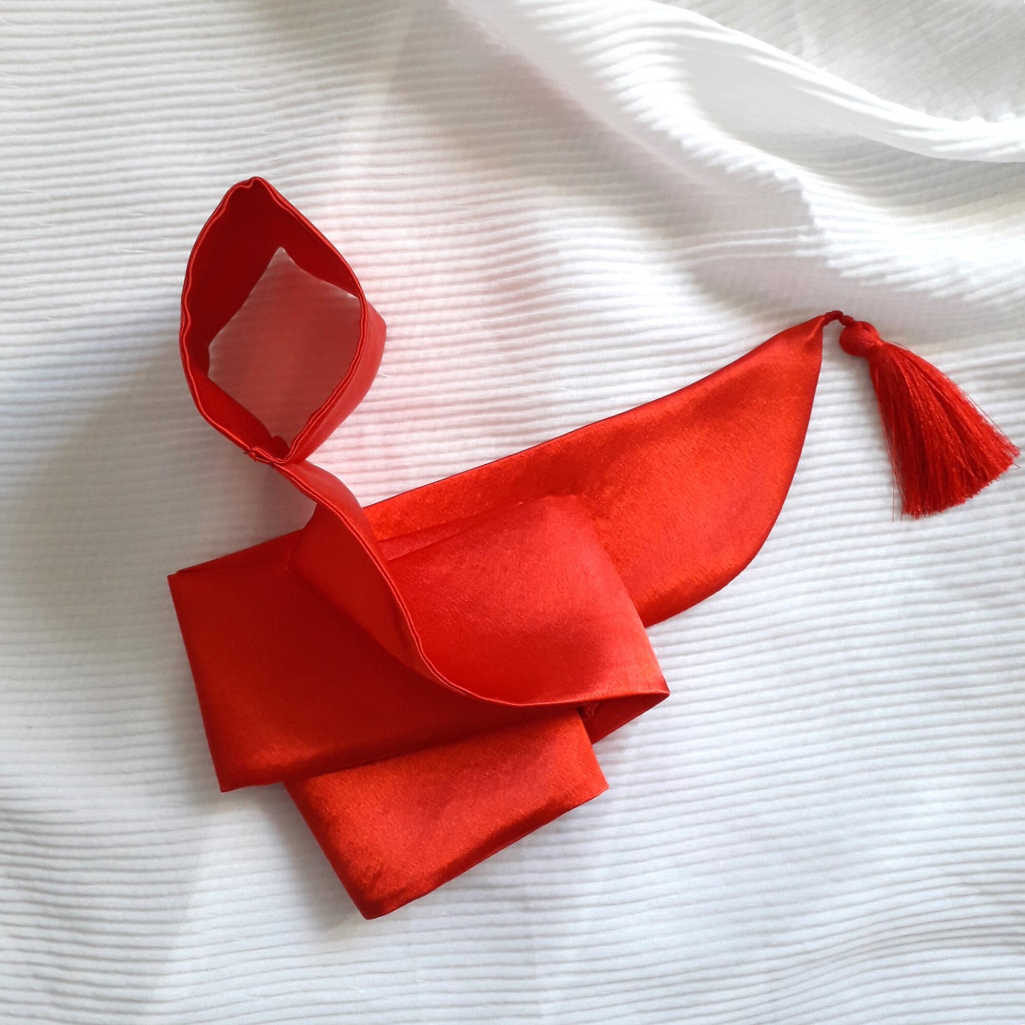 Silk Tie With Loops, Ribbon Bondage Loop, Satin Restraint, Satin Handcuff, BDSM Restraints, Sexy ...