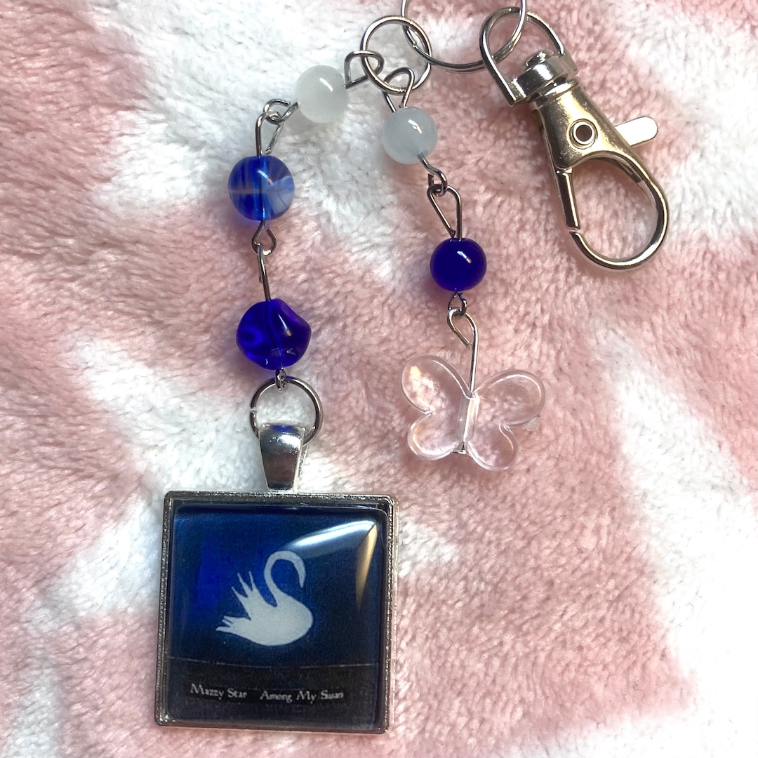 Mazzy Star Among My Swan Beaded Keychain - Etsy