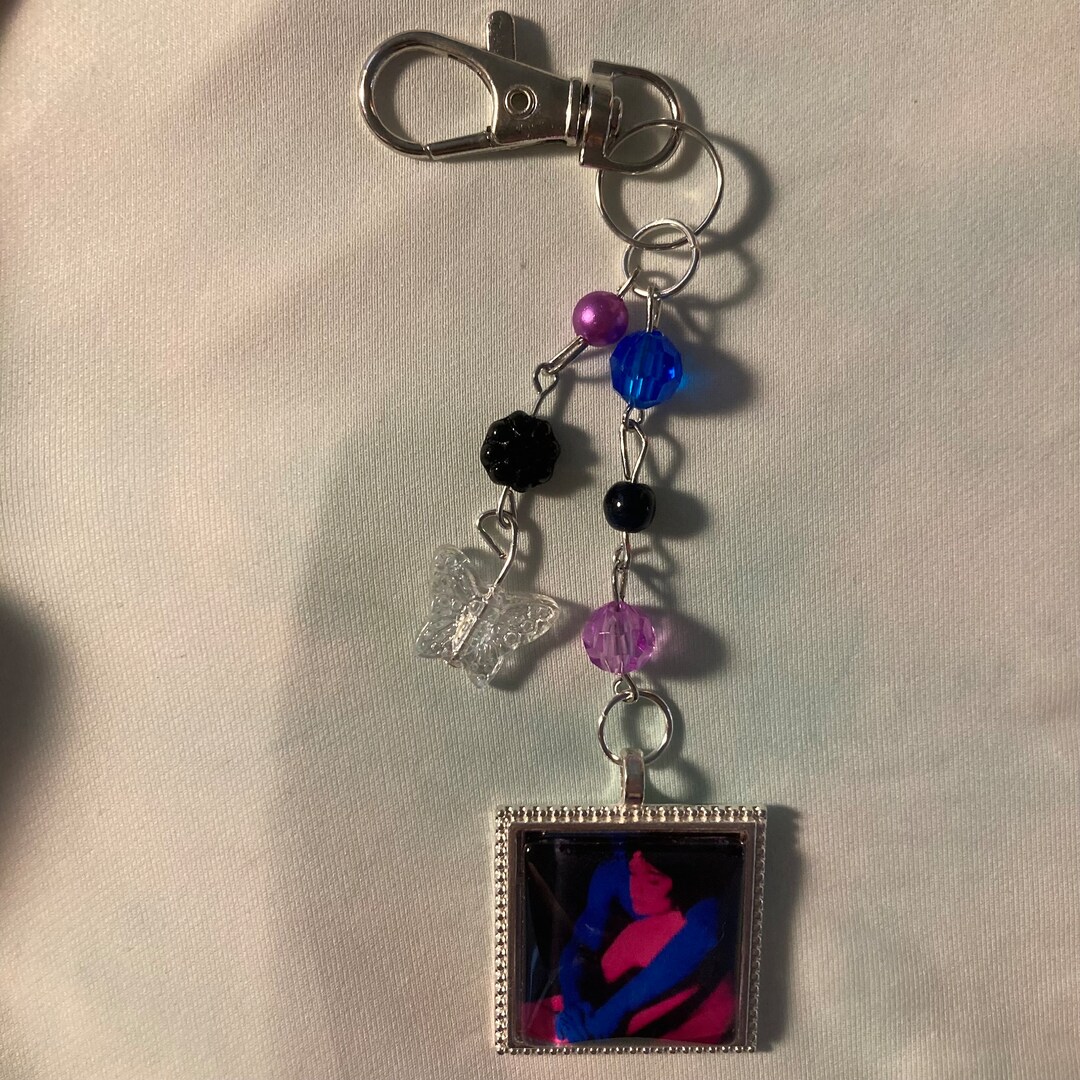 TV Girl Who Really Cares Beaded Keychain - Etsy