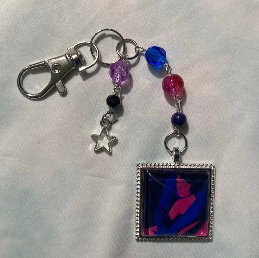 TV Girl Who Really Cares Beaded Keychain - Etsy