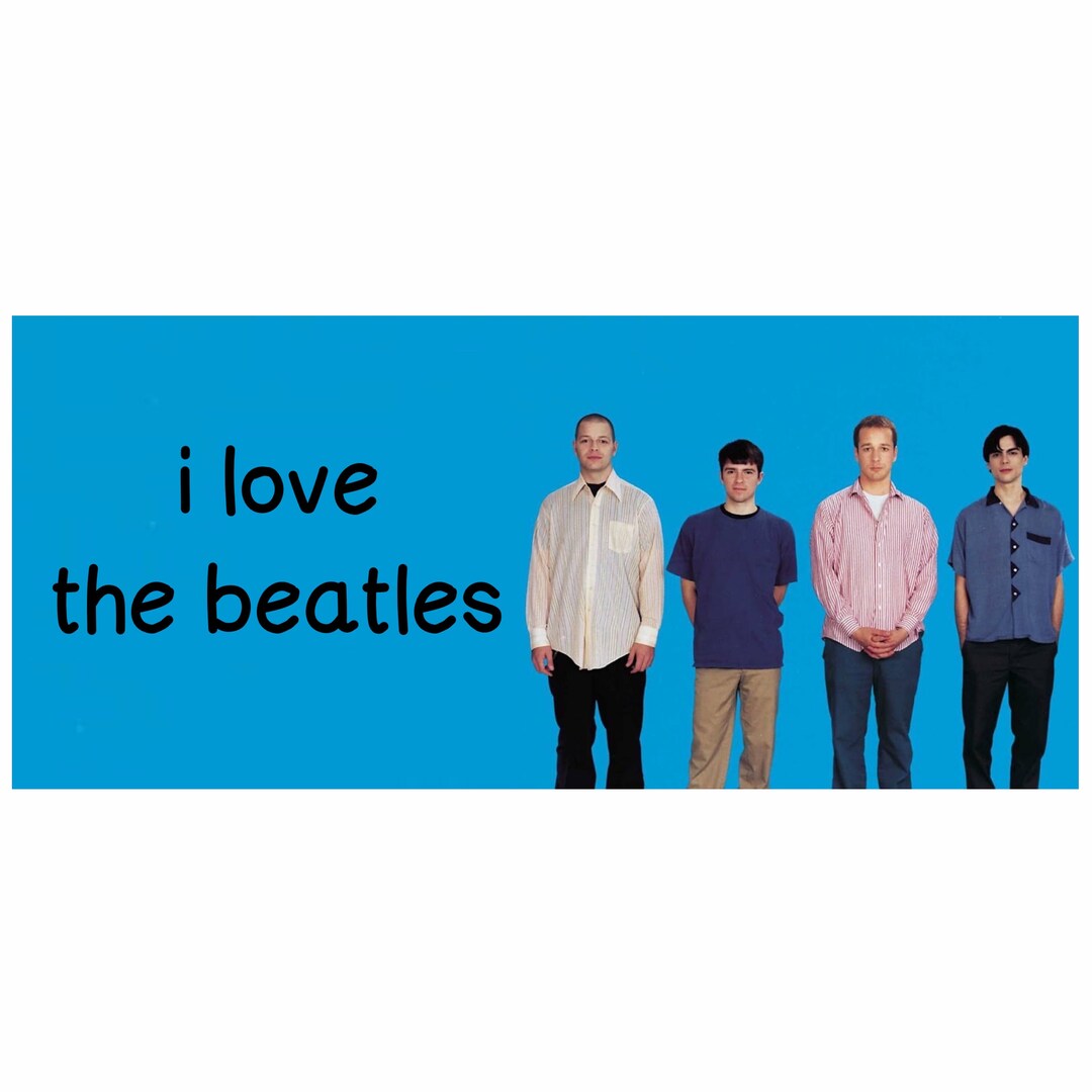 Weezer Beatles Bumper Sticker - Etsy