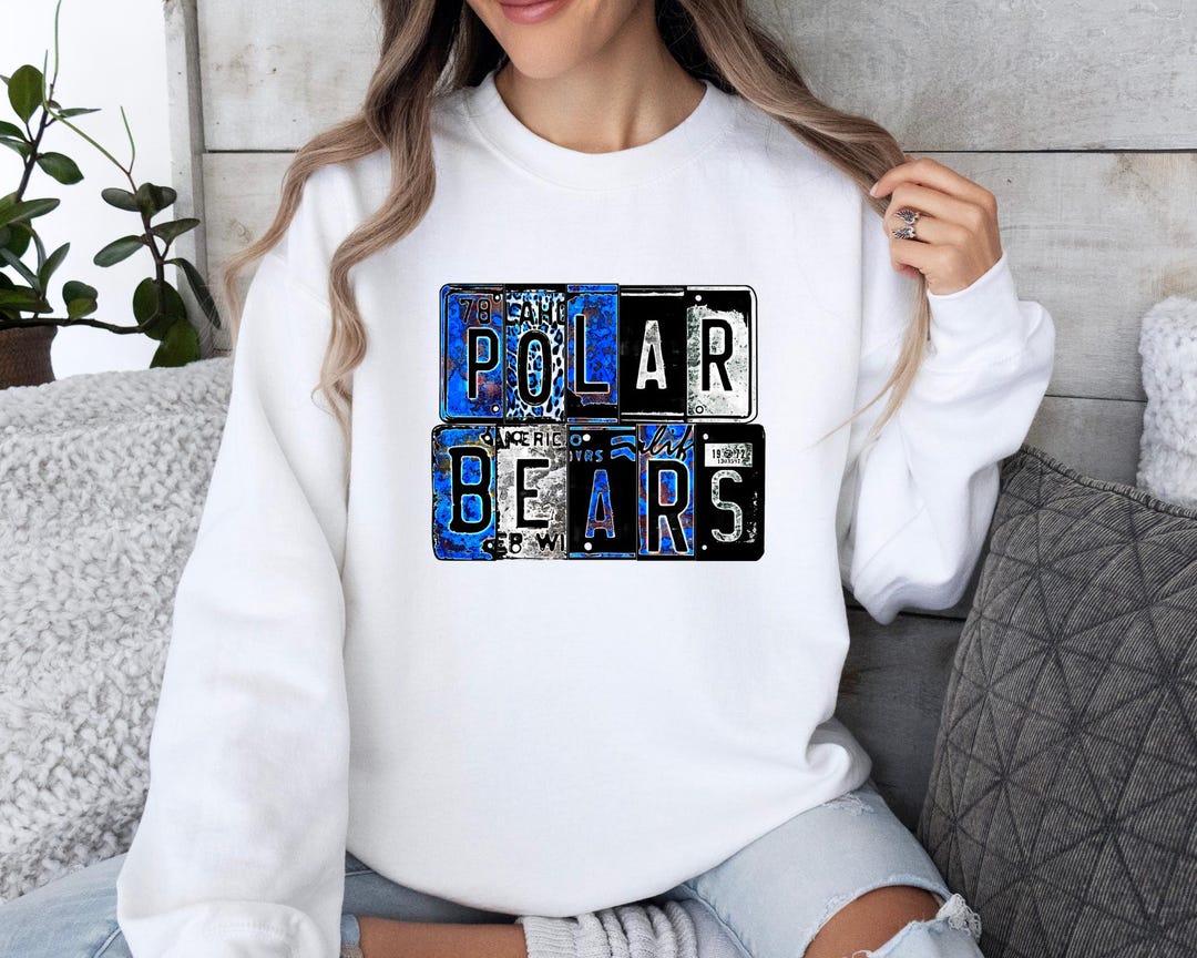Polar Bears School PNG I Polar Bears School Spirit I PNG I Polar Bears ...
