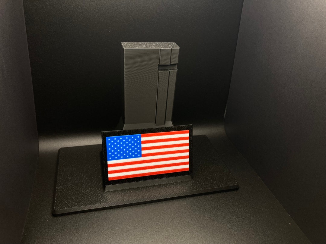 American Flag AR-15 Rifle Display Stand - Etsy