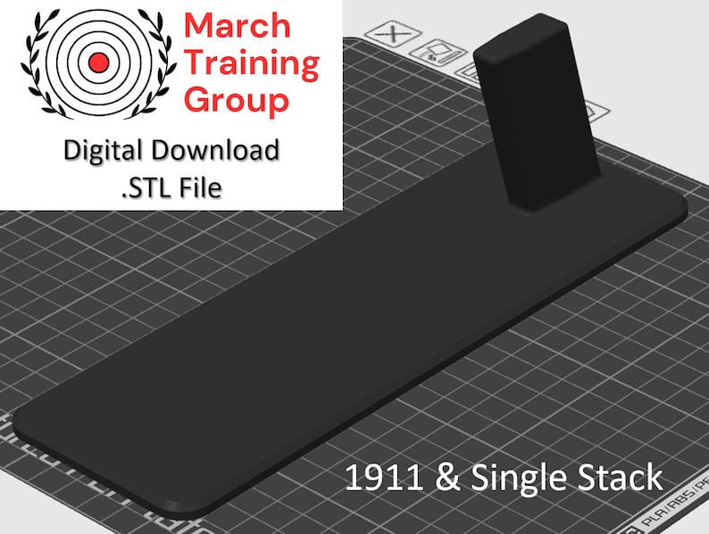 1911 Pistol Display Stand STL 3D Print Digital Download - Etsy