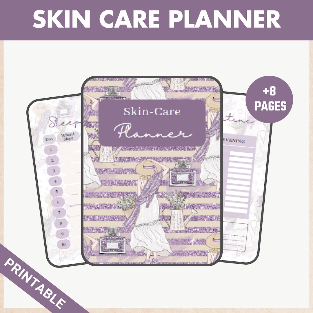 Skin Care Planner / Digital Planner / Beauty Planner / Daily Planner ...