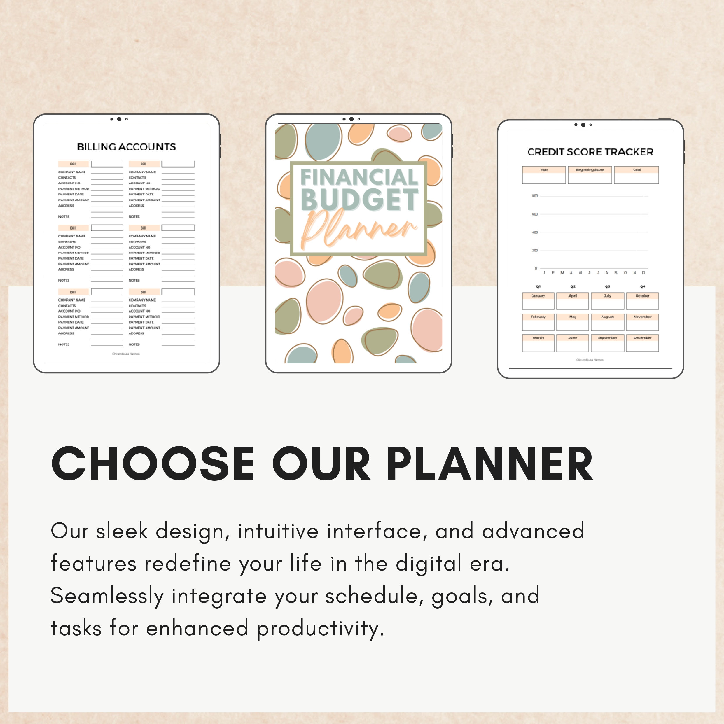 Budget Planner / Monthly Budget Tracker / Expense Planner / Monthly ...