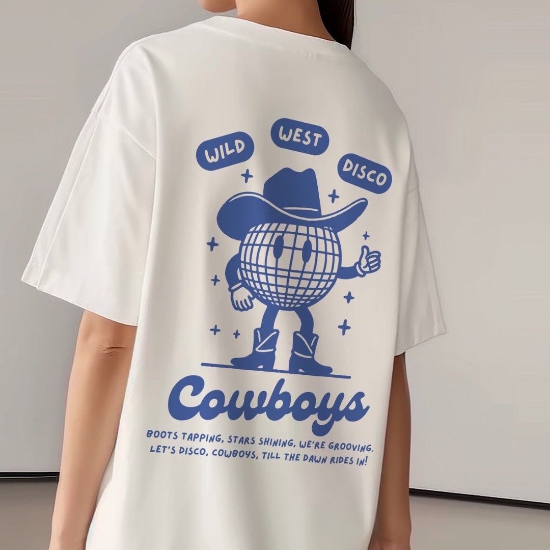 Cowgirl Rave T-shirt, Disco Cowboy, Stagecoach, House Music Shirt, EDM ...
