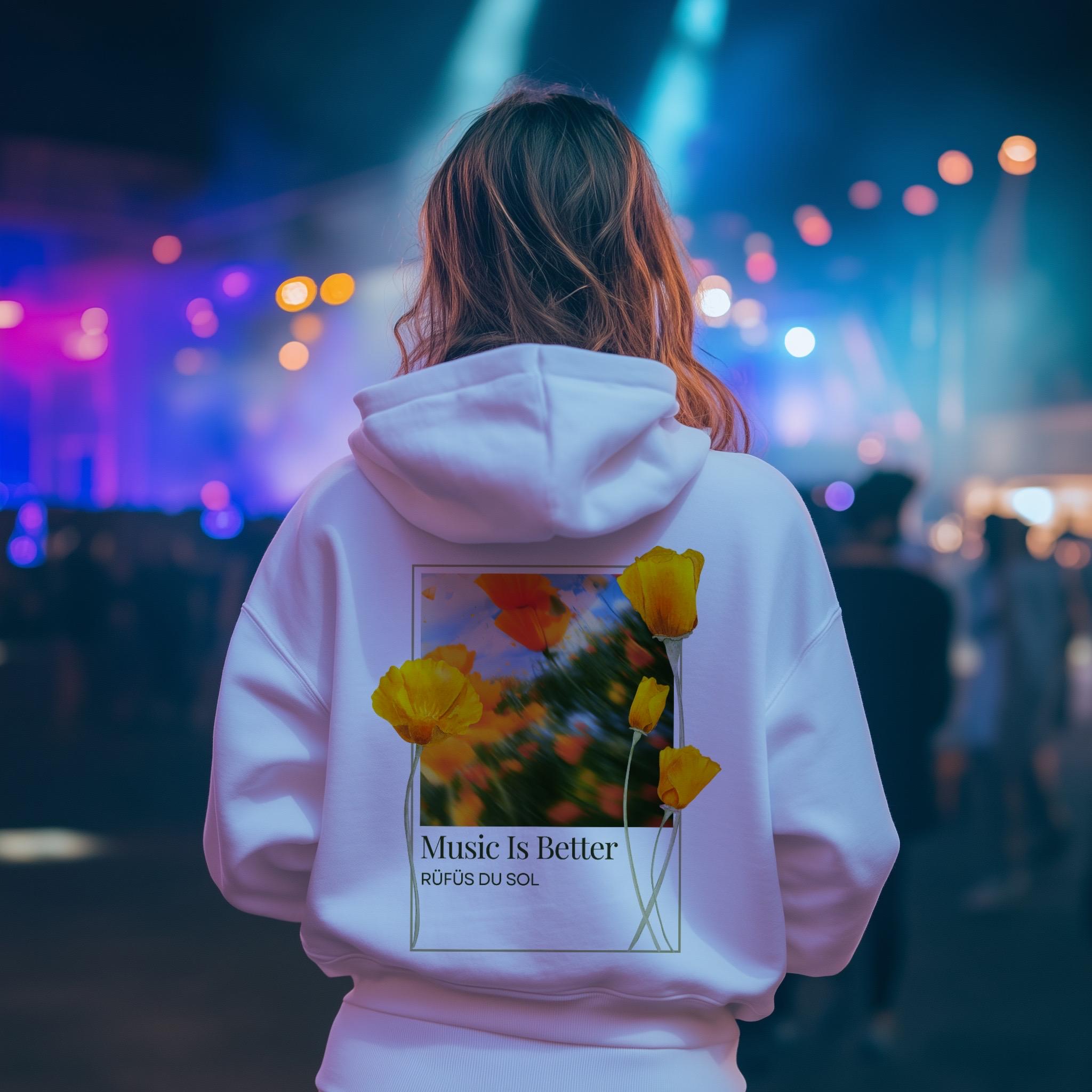 Rüfüs Du Sol Hoodie, Music is Better, Rufus Du Sol Merch, Rufus Su Sol ...