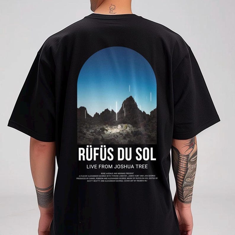 Rufus Du Sol Live From Joshua Tree, Rufus Du Sol Shirt, Rufus Du Sol ...