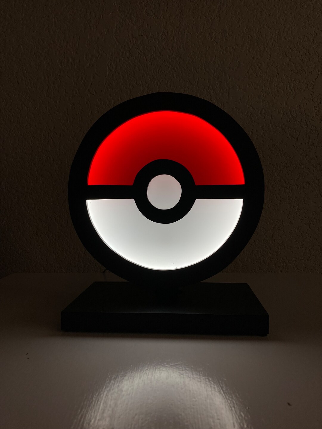 Pokeball Tabletop LED Nightlight - Etsy