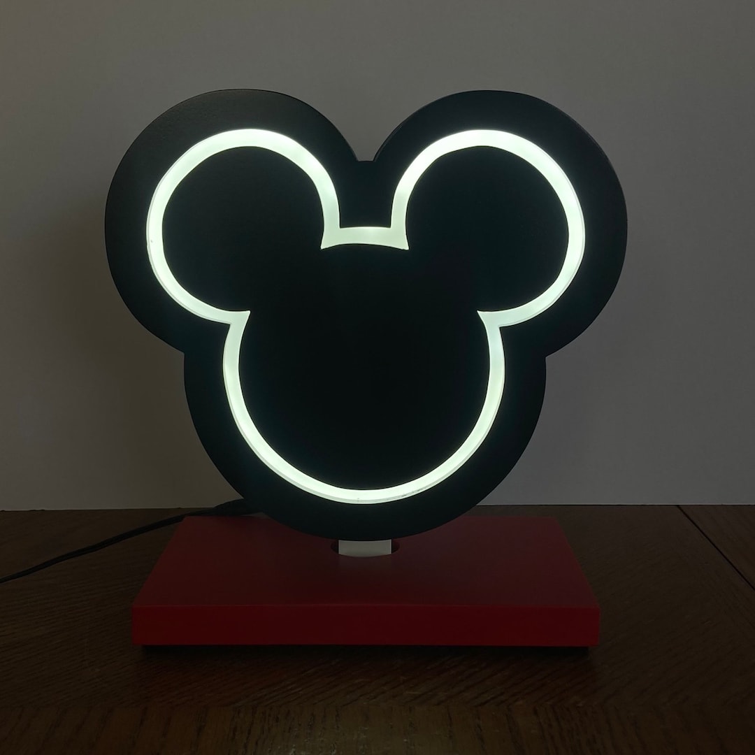 Mickey Mouse Tabletop LED Nightlight - Etsy