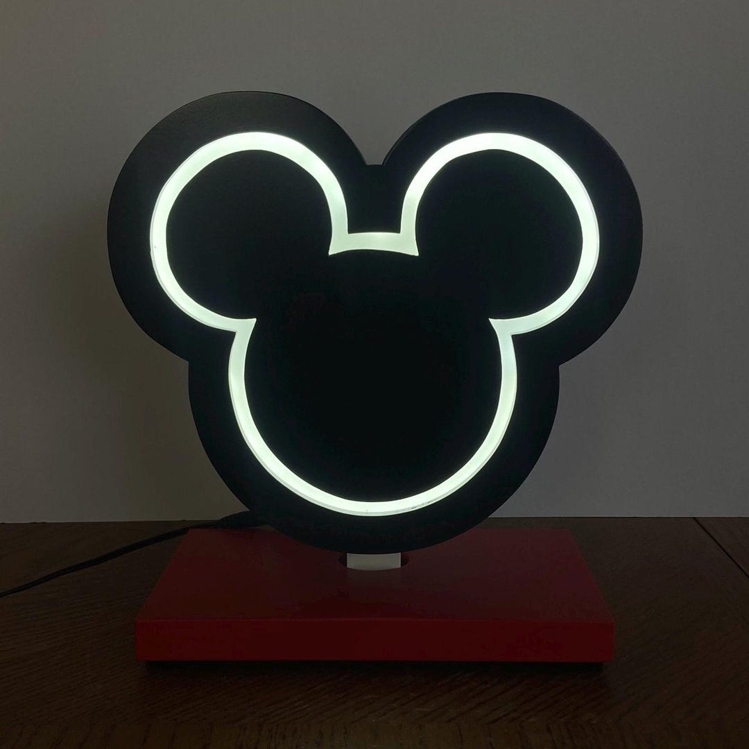 Mickey Mouse Tabletop LED Nightlight - Etsy