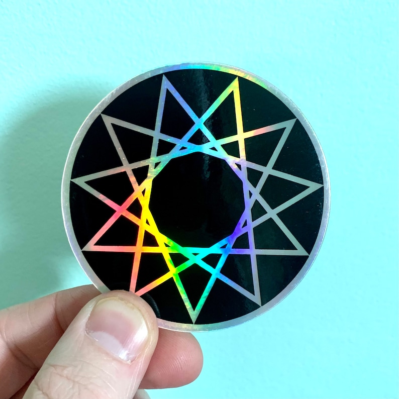 Pathways of Chaos Sticker | Holographic Rainbow Effect Dissection ...