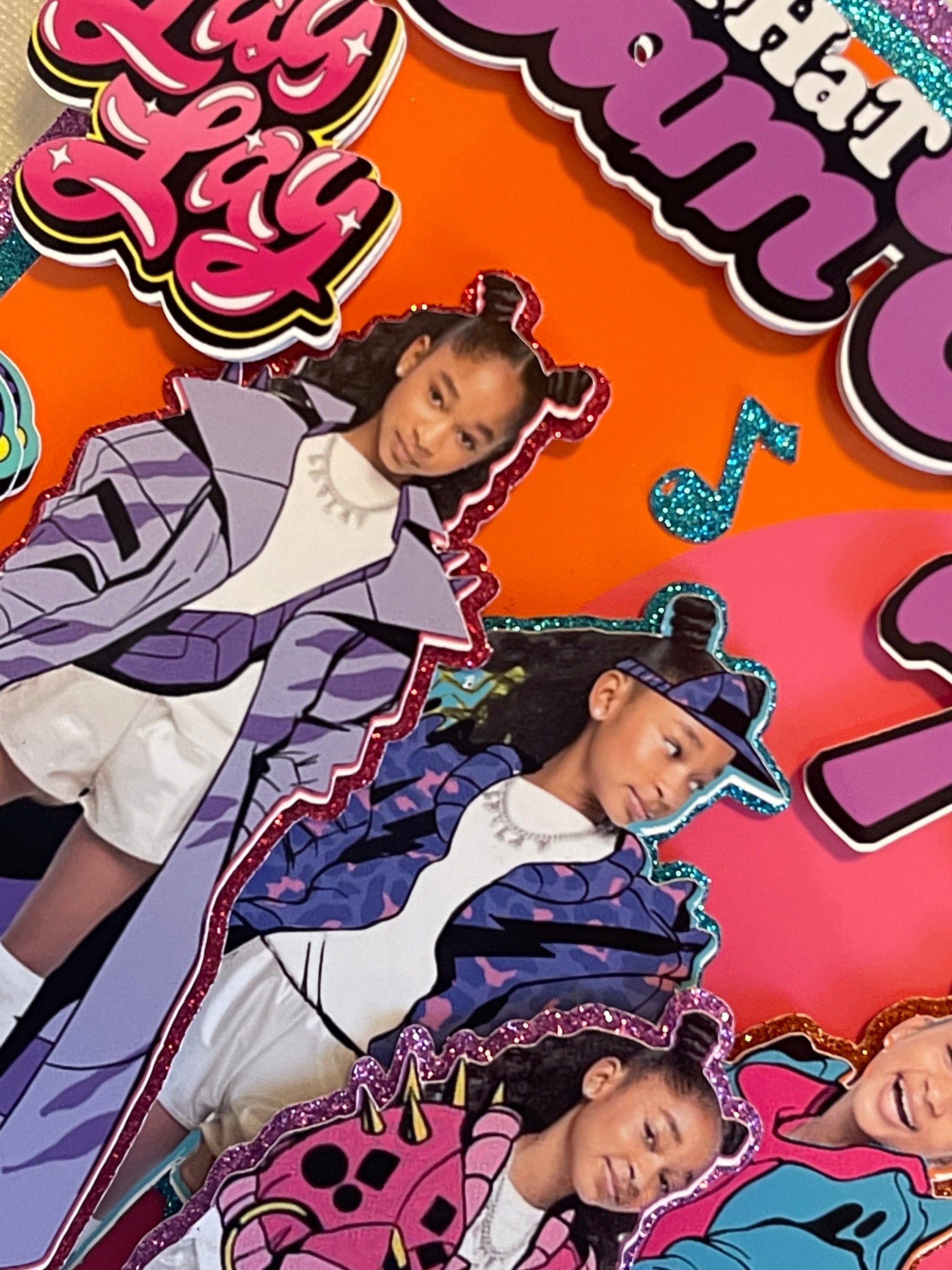 Inspired Lay Birthday Cake Topper, Girls Birthday Cake Topper, 3D Cake ...