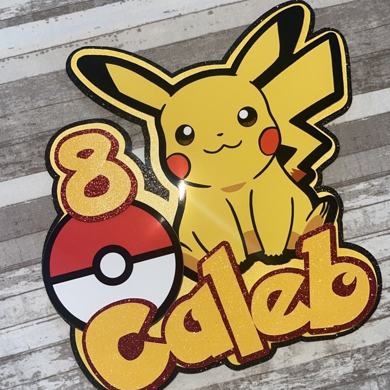 Pikachu Cake Topper - Etsy
