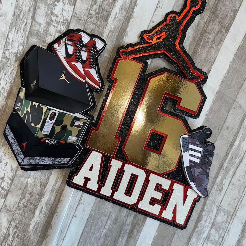Jordan Cake Topper - Etsy