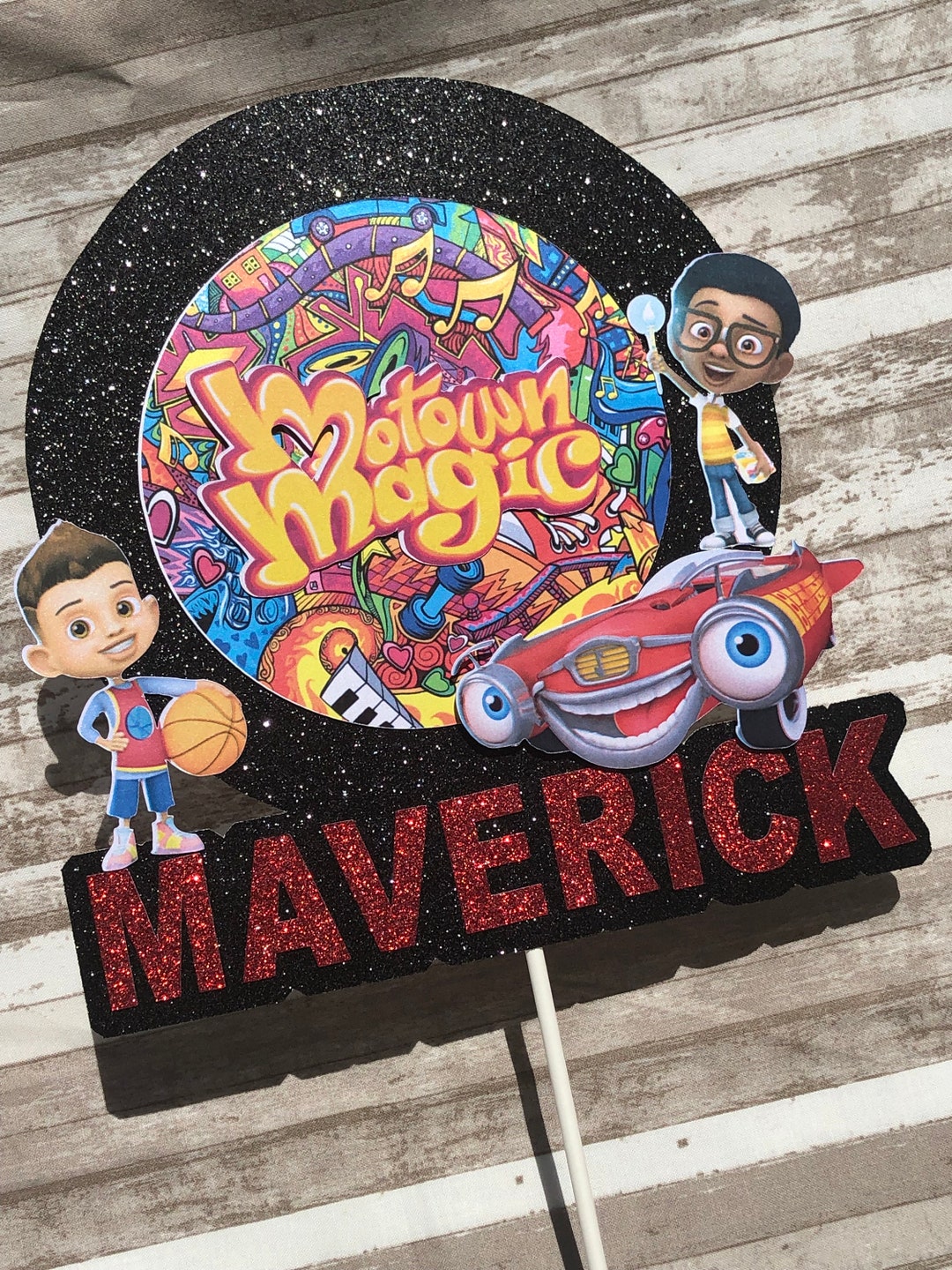 Inspired Motown Birthday Cake Topper - Etsy