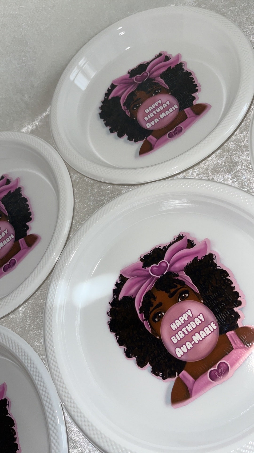 Black Girl Magic Birthday Custom Party Plates and Cups - Etsy