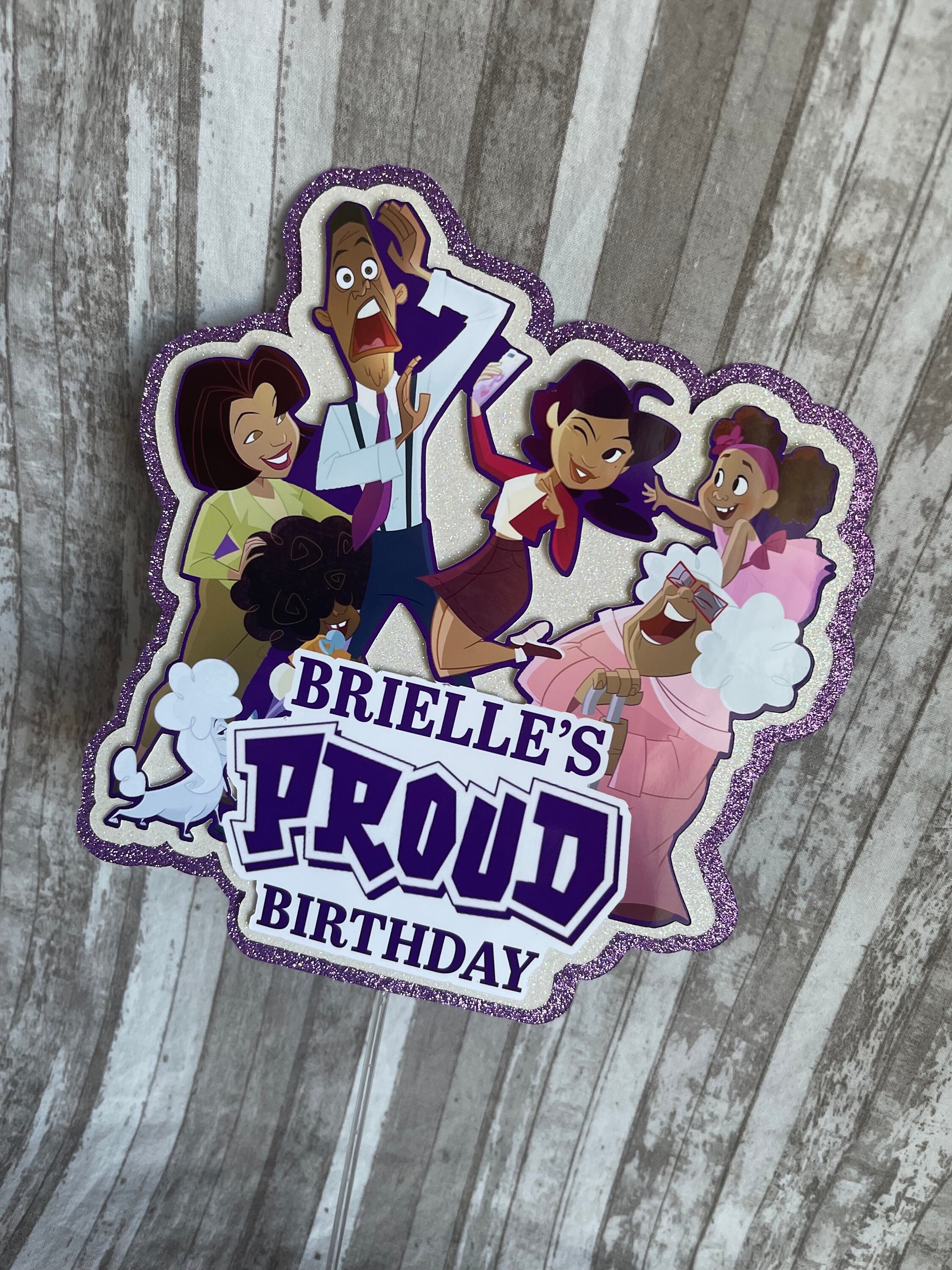 Inspired Proud Birthday Cake Topper - Etsy