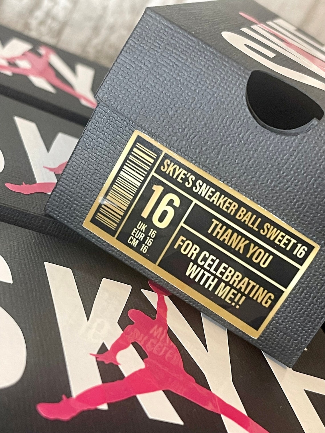 Custom Sneaker Favor Boxes, Shoe Box Favor Box, Mini Shoe Box Favor Box ...