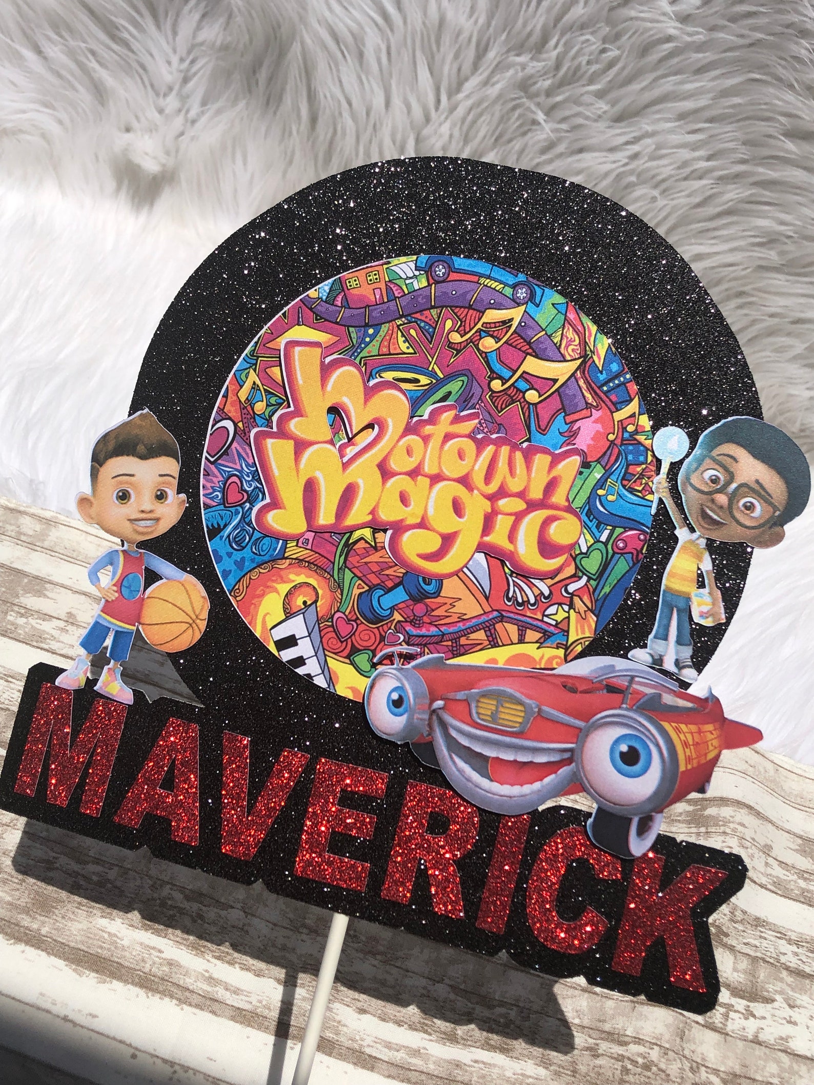 Inspired Motown Birthday Cake Topper - Etsy