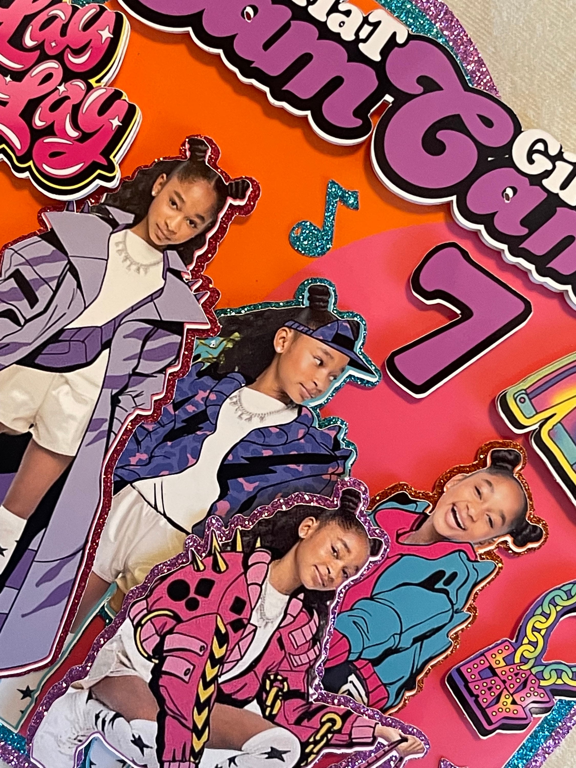 Inspired Lay Birthday Cake Topper, Girls Birthday Cake Topper, 3D Cake ...