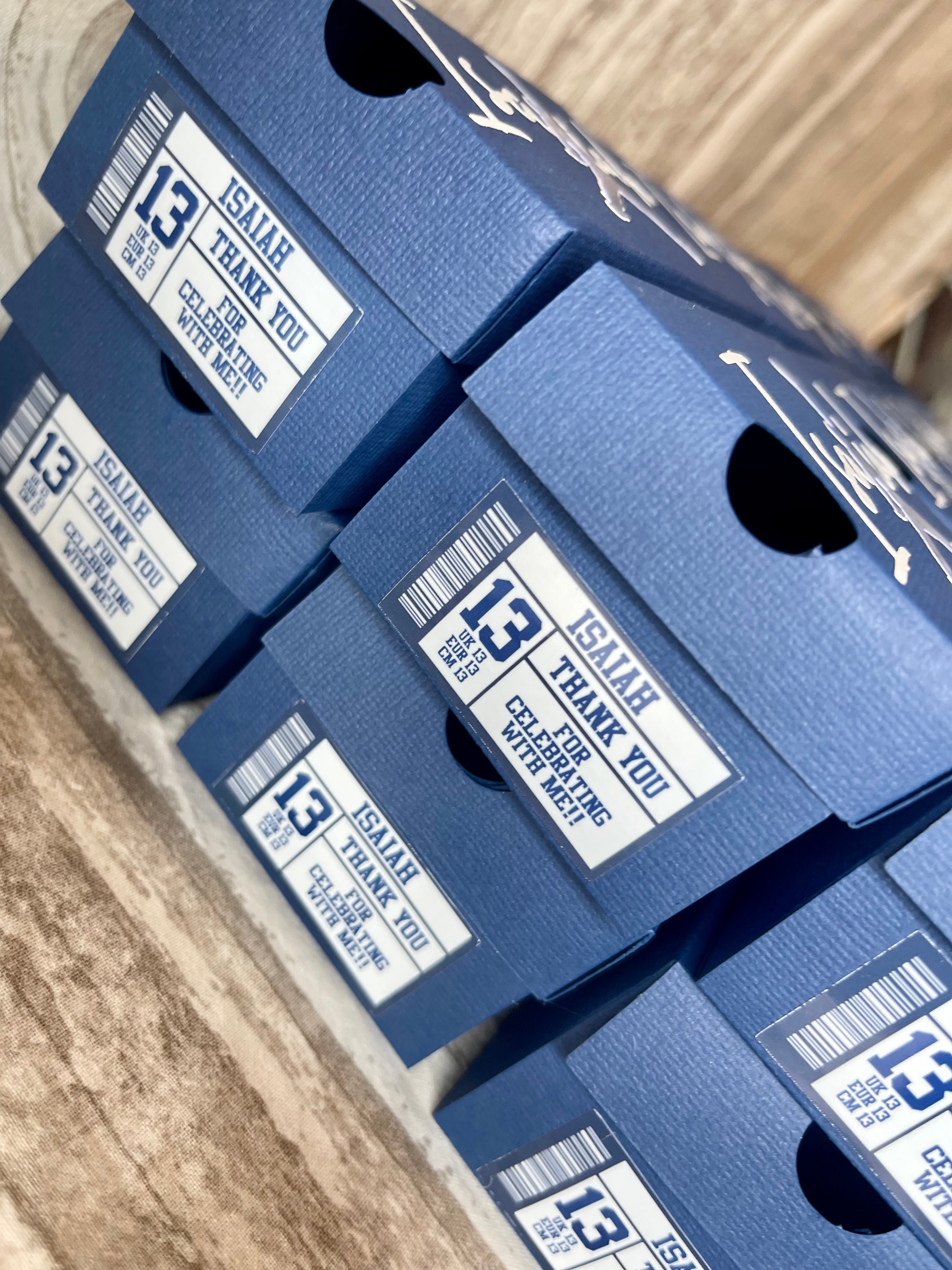 Custom Sneaker Favor Boxes, Shoe Box Favor Box, Mini Shoe Box Favor Box ...