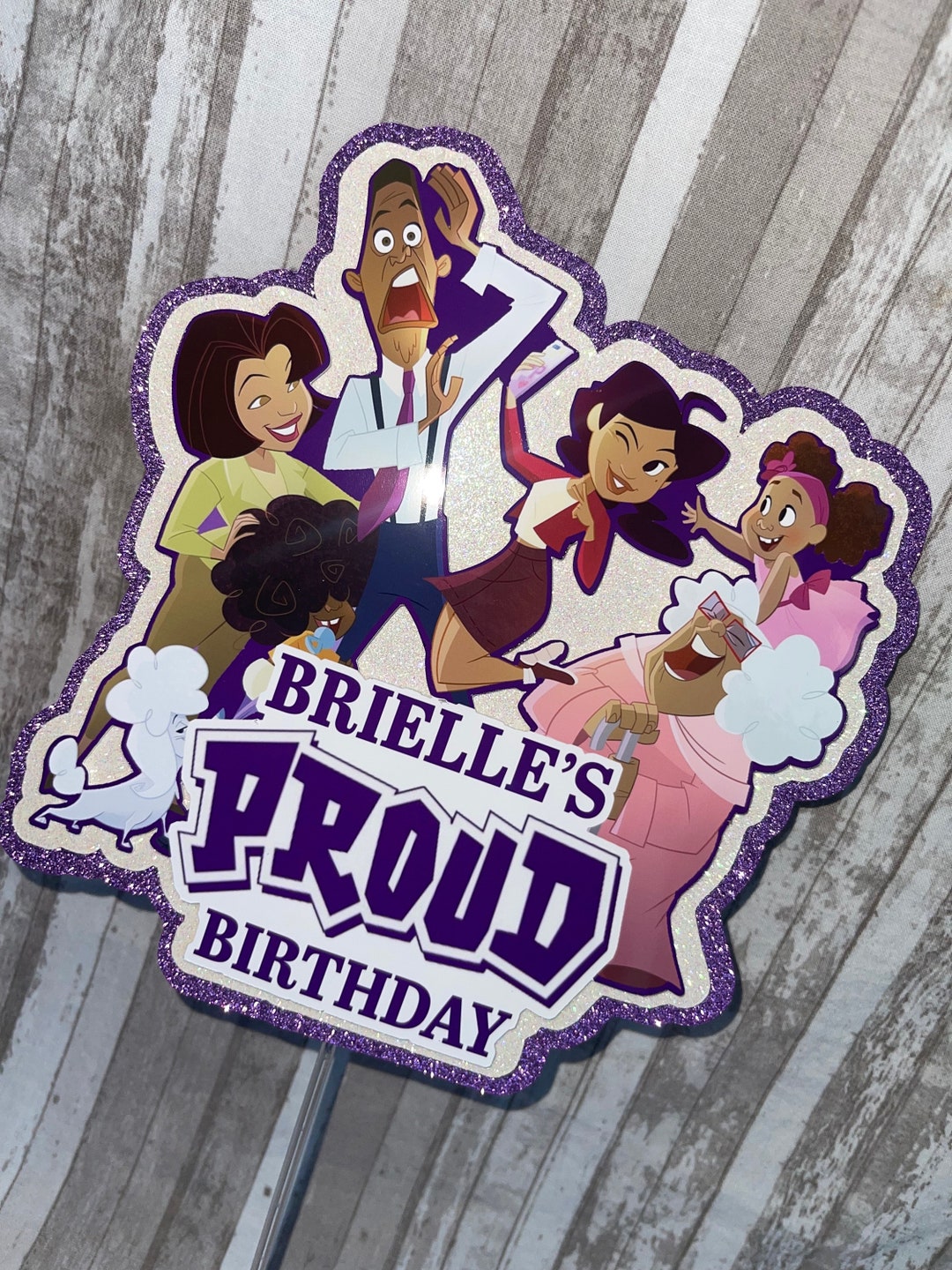 Inspired Proud Birthday Cake Topper - Etsy