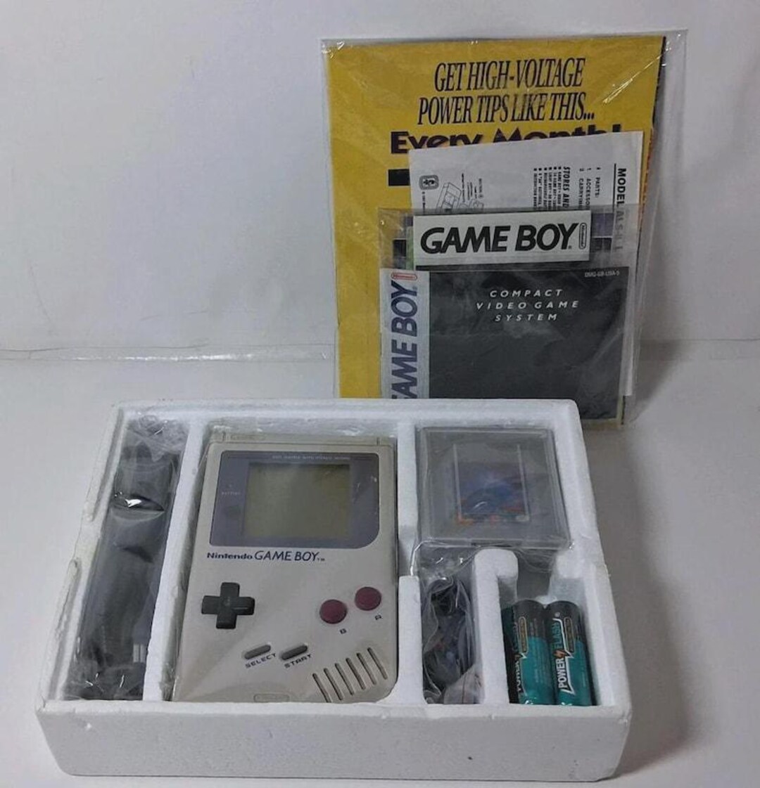 Nintendo Game Boy DMG-001 1989 Launch Edition Console CIB Tested - Etsy