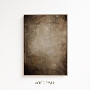 Earthy Abstract Painting Wall Art, Modern Expressive Wabi Sabi Art ...
