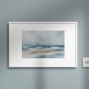 Peaceful Seaside Landscape Painting Set of 3 PRINTABLE DOWNLOADABLE ...