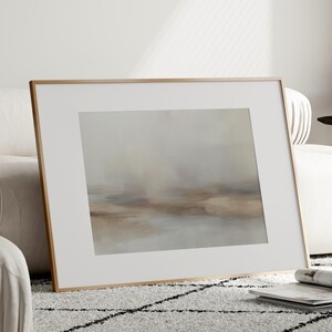 Muted Abstract Landscape Printable Natural Painting Digital Art ...