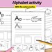 26 Letters Preschool Activity With Fine Motor Skills Practice Activity ...