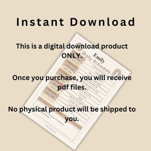 Personalize Child Daily Routine Template Homeschool Schedule for Mom ...