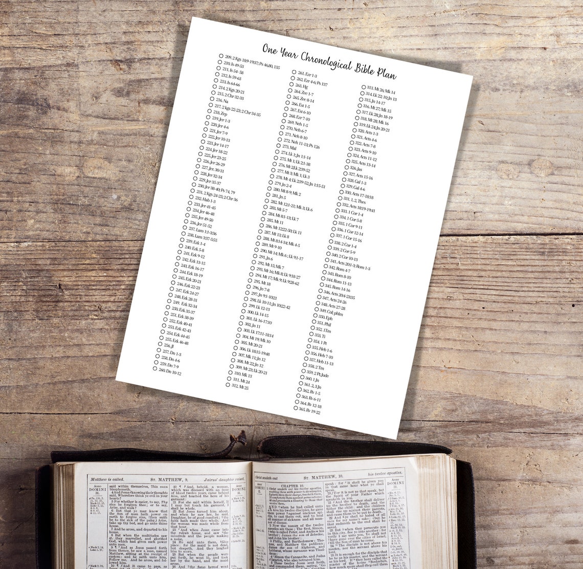 Chronological Bible Reading Plan Challenge One Year Bible Reading ...