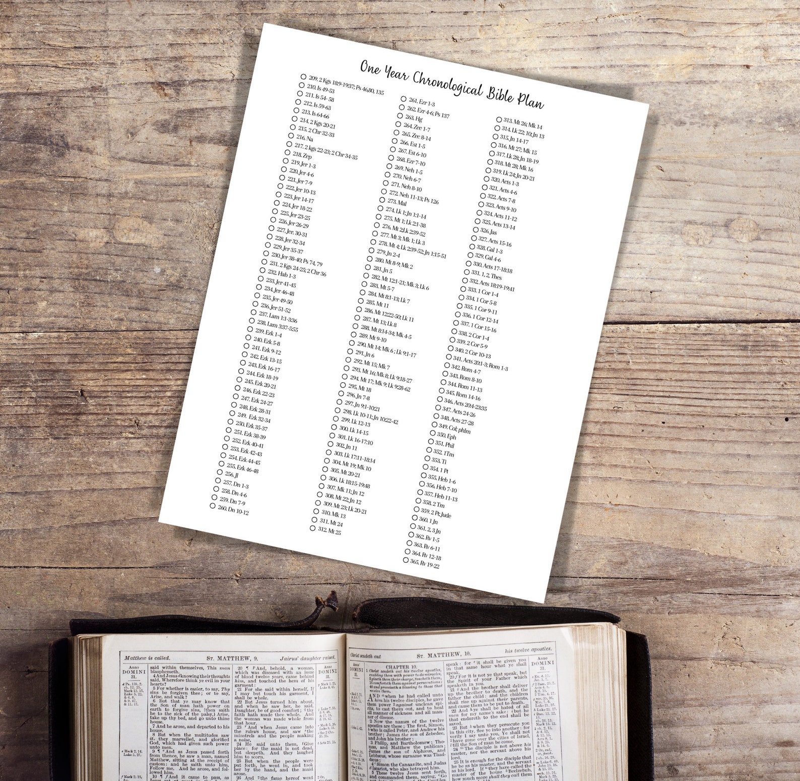 Chronological Bible Reading Plan Challenge One Year Bible Reading ...