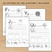 26 Letters Preschool Activity With Fine Motor Skills Practice Activity ...