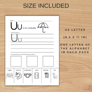 26 Letters Preschool Activity With Fine Motor Skills Practice Activity ...