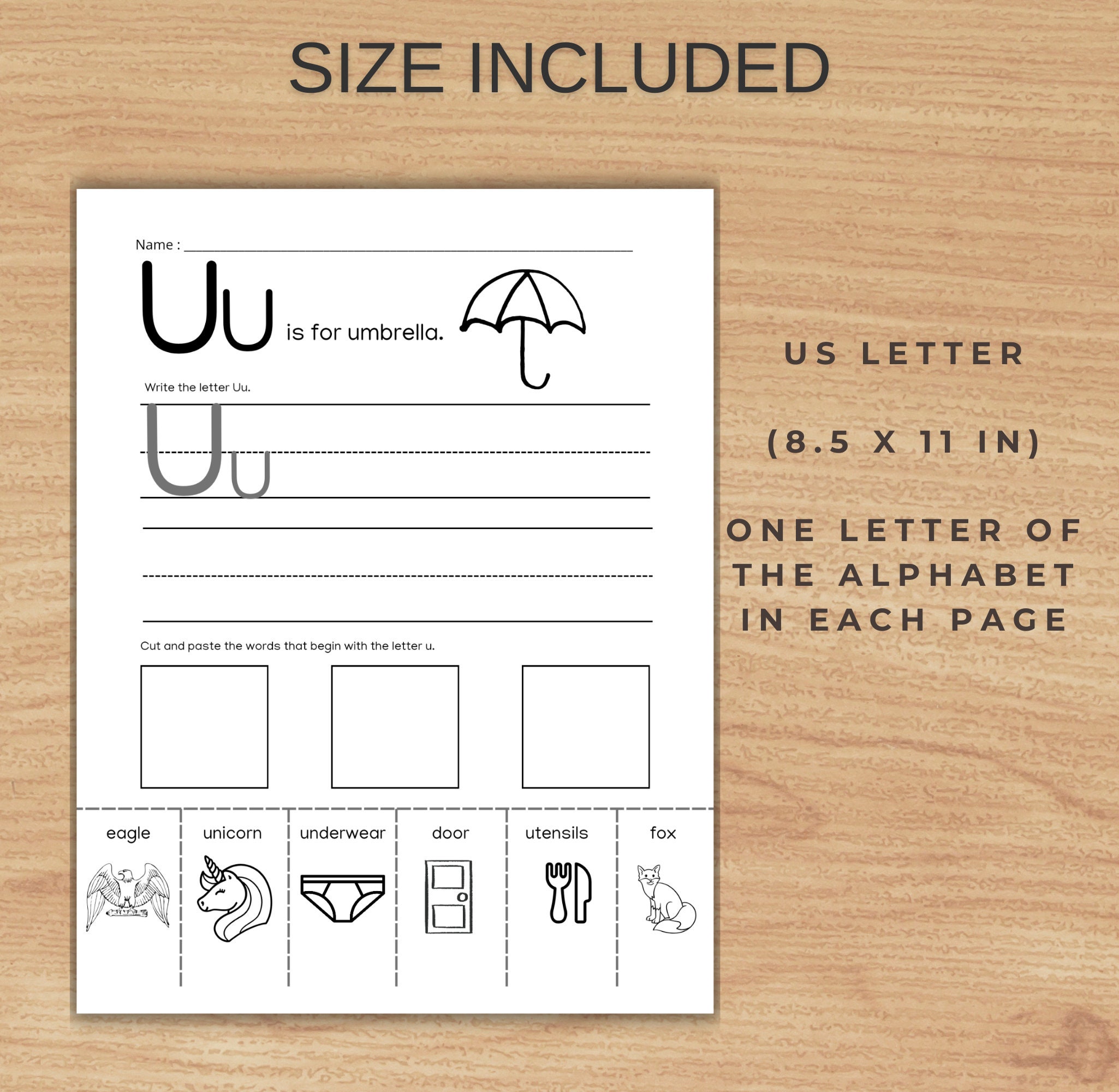 26 Letters Preschool Activity With Fine Motor Skills Practice Activity ...