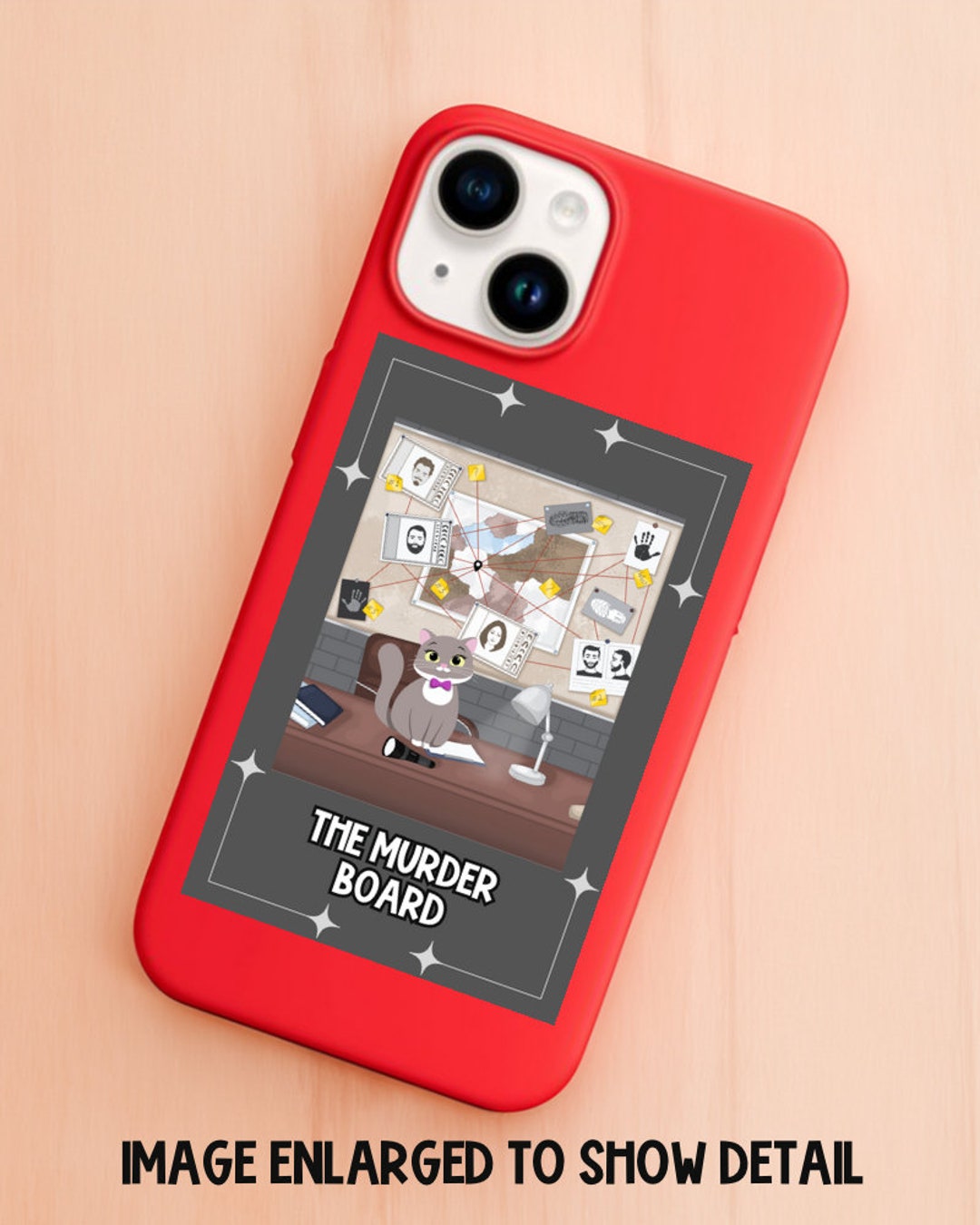 The Murder Board Tarot Card Sticker - Etsy