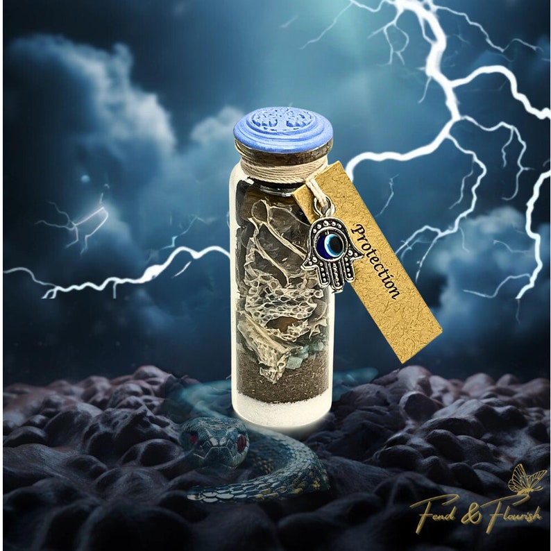 SERPENT SHIELD SPELL Bottle // Protection Bottle // Spiritual and ...