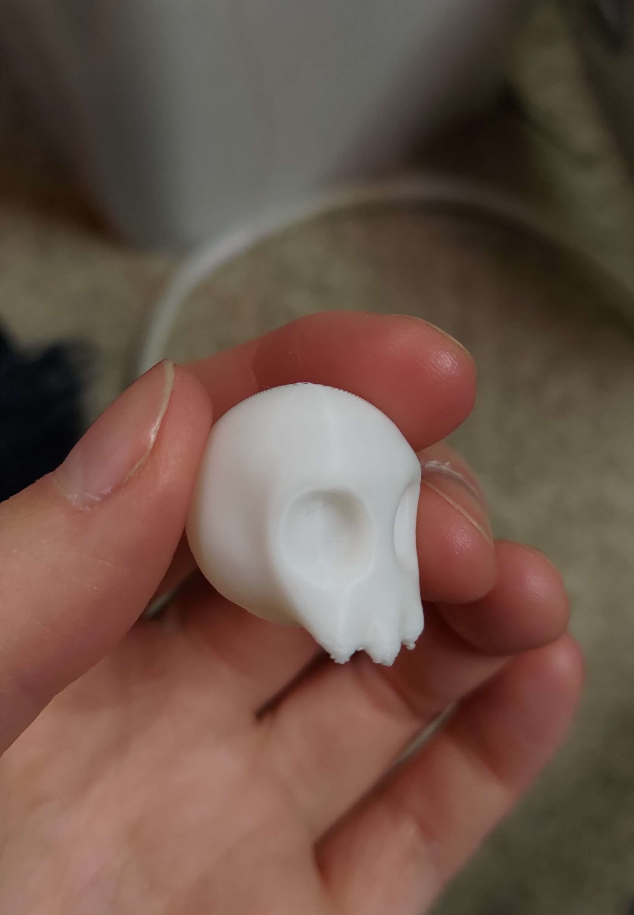 Cute Skull 3D Model, STL File - Etsy