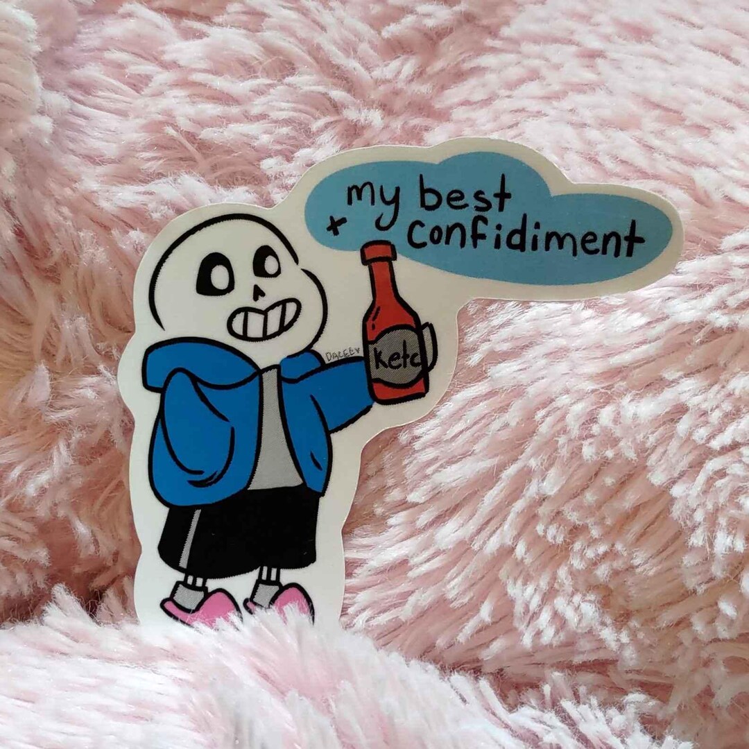 Glossy Sticker: Sans Undertale - Etsy
