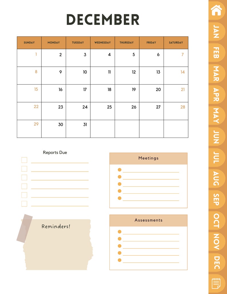 Digital Planner 2024 - Funky SLP - Etsy