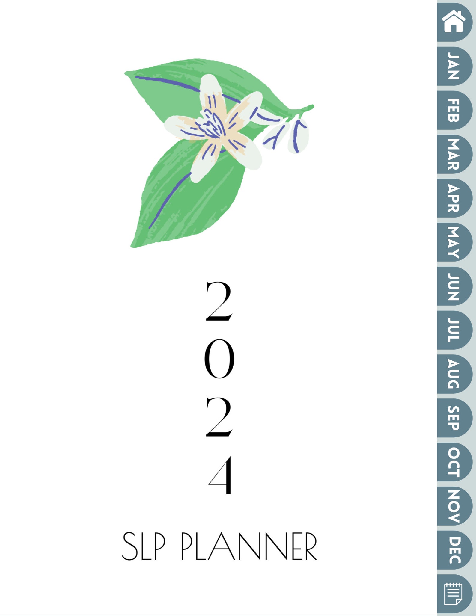 Digital SLP Planner 2024 - Etsy