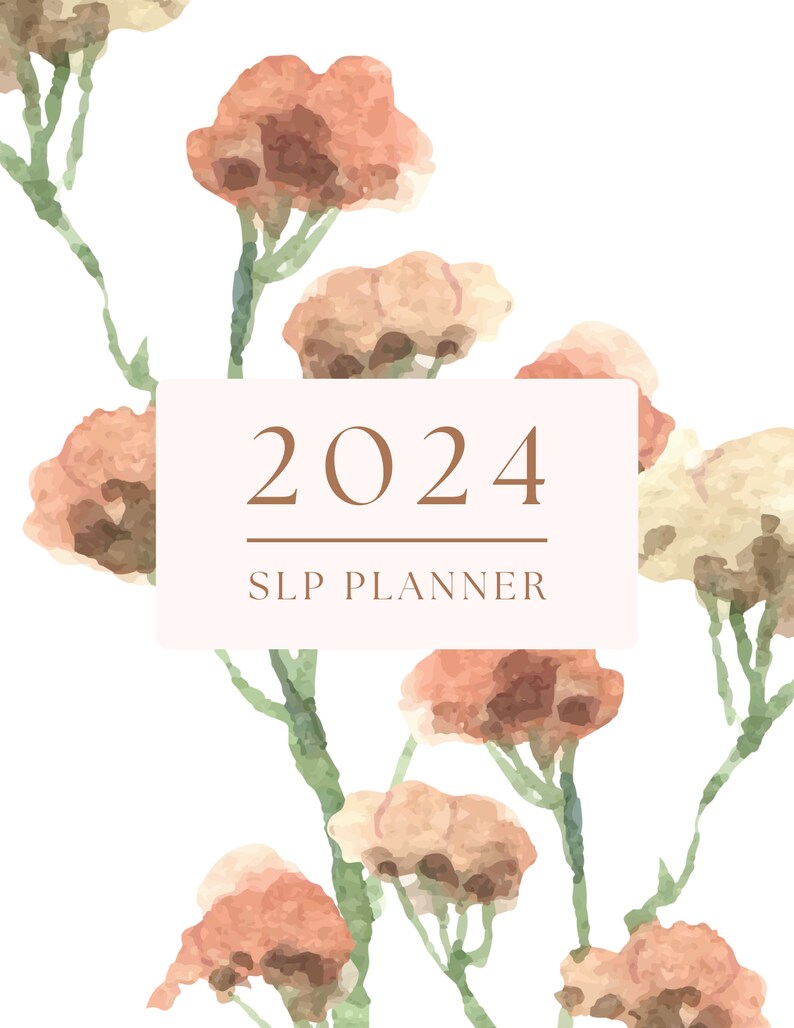2024 Digital SLP Planner - Feminine SLP - Etsy