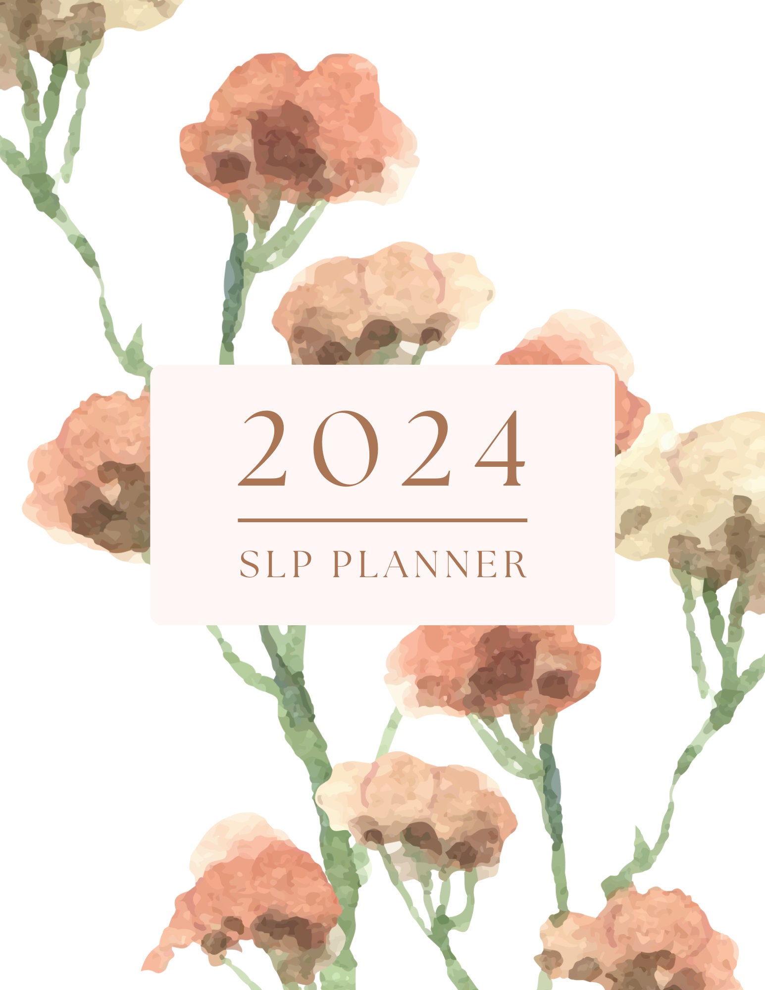 2024 Digital SLP Planner Feminine SLP - Etsy